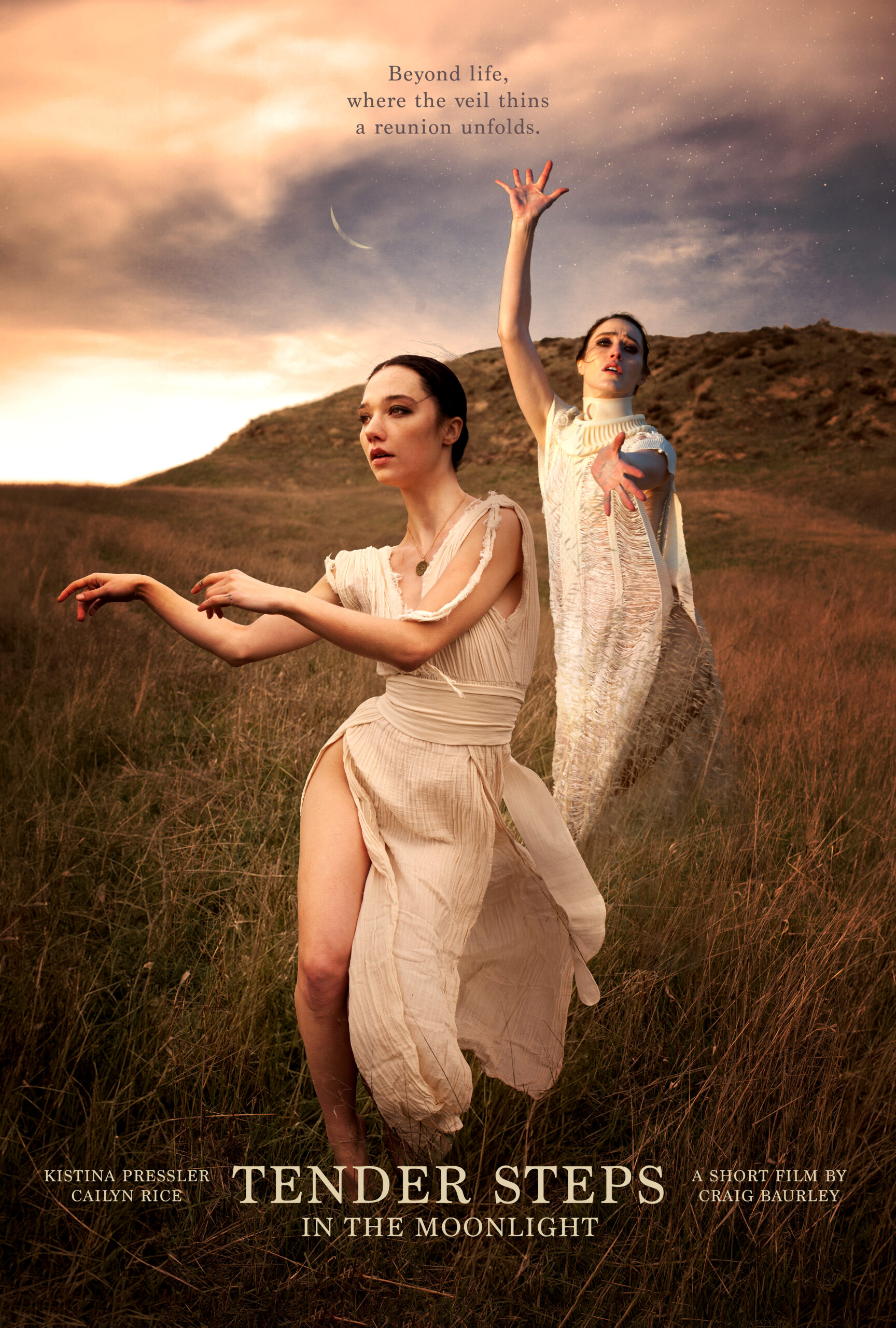 Tender Steps in the Moonlight - Retroburn Images